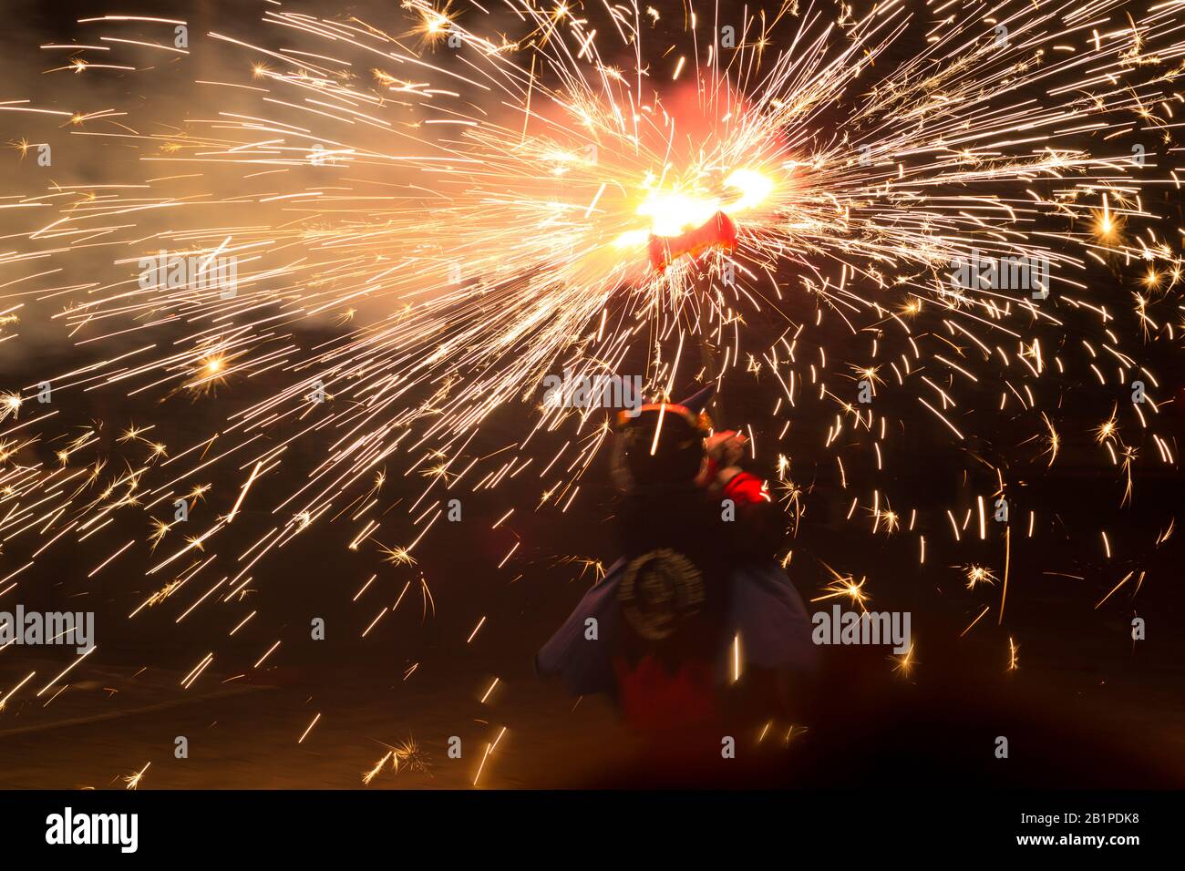 Dance, fire and devils, folklore and Mediterranean festival in which ...