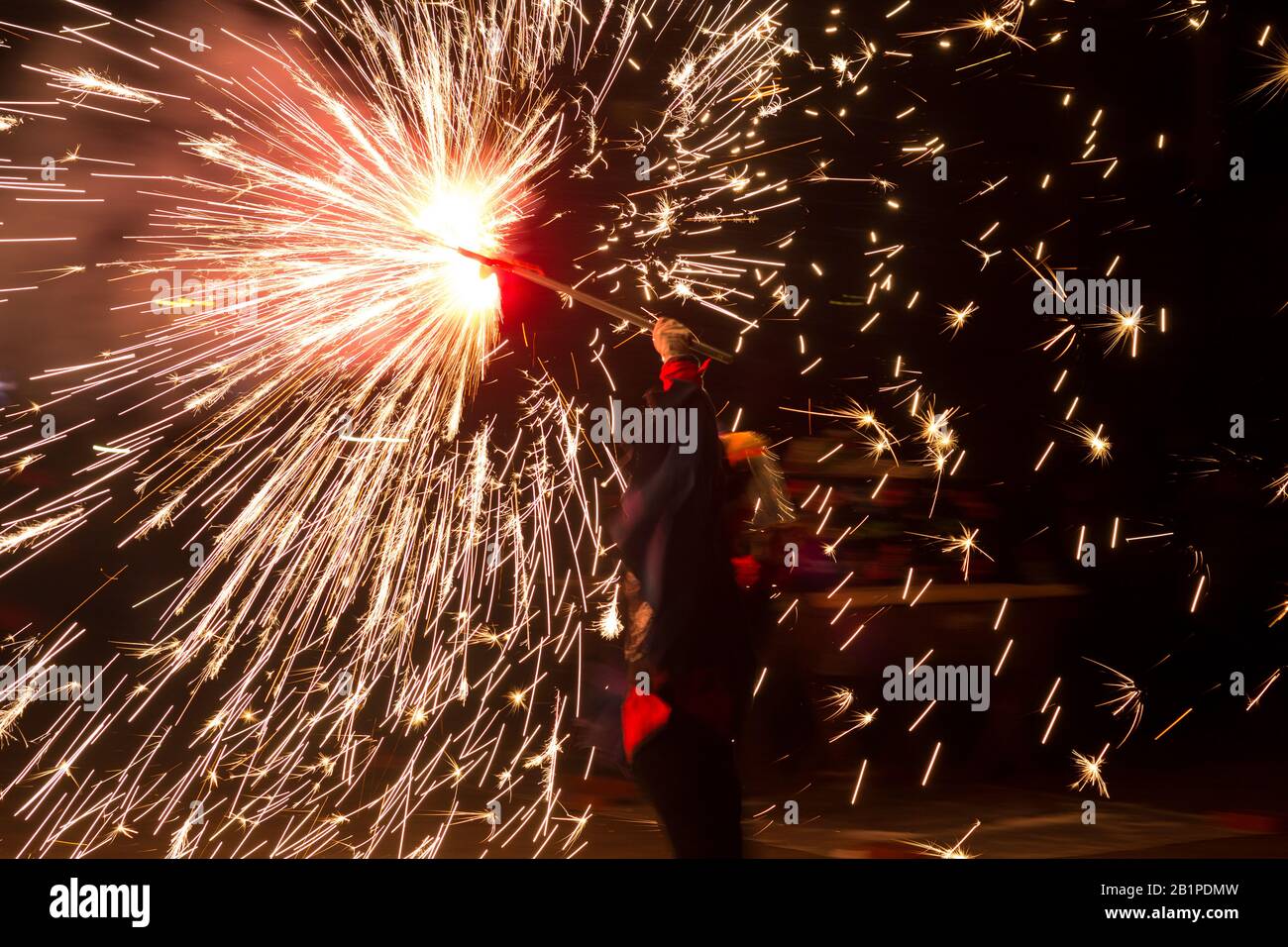 Dance, fire and devils, folklore and Mediterranean festival in which ...