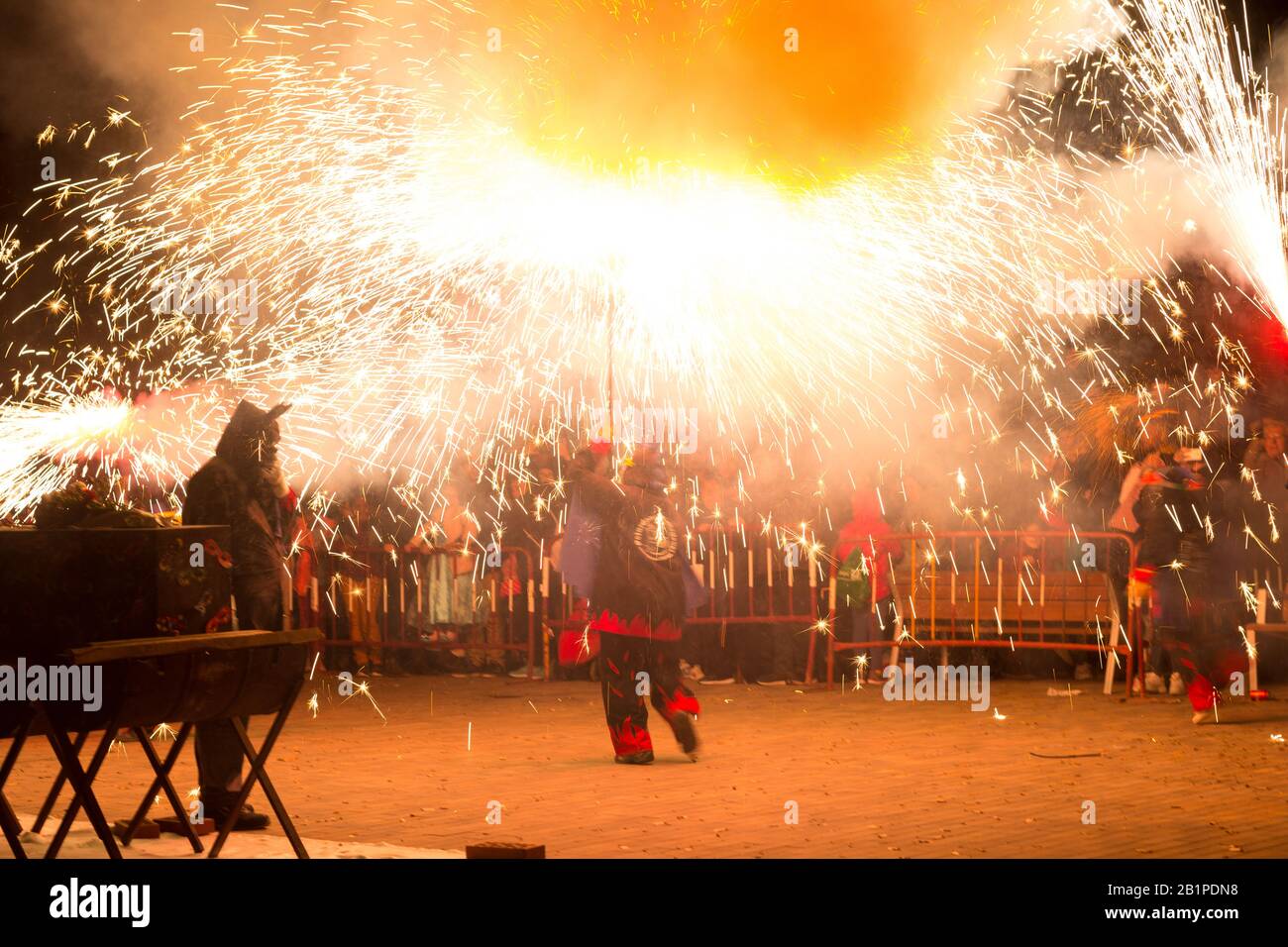 Dance, fire and devils, folklore and Mediterranean festival in which ...