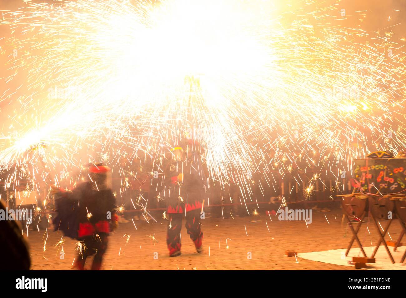Dance, fire and devils, folklore and Mediterranean festival in which ...