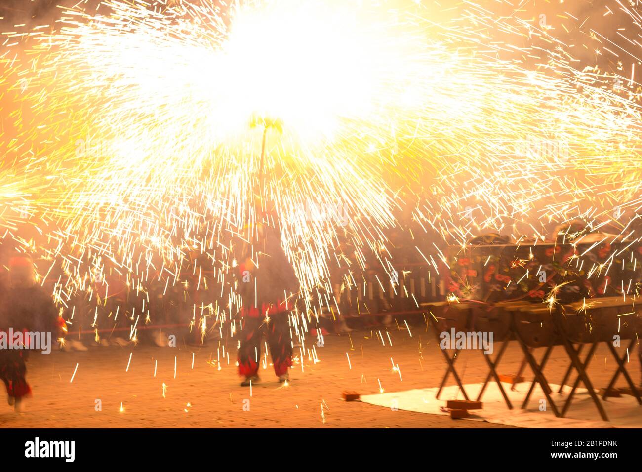 Dance, fire and devils, folklore and Mediterranean festival in which ...