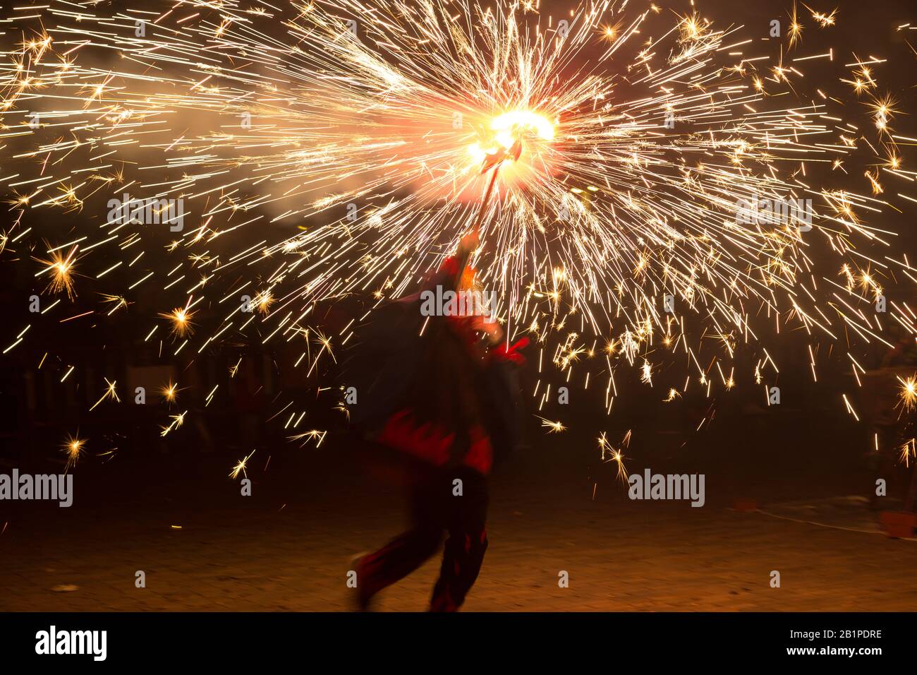 Dance, fire and devils, folklore and Mediterranean festival in which ...