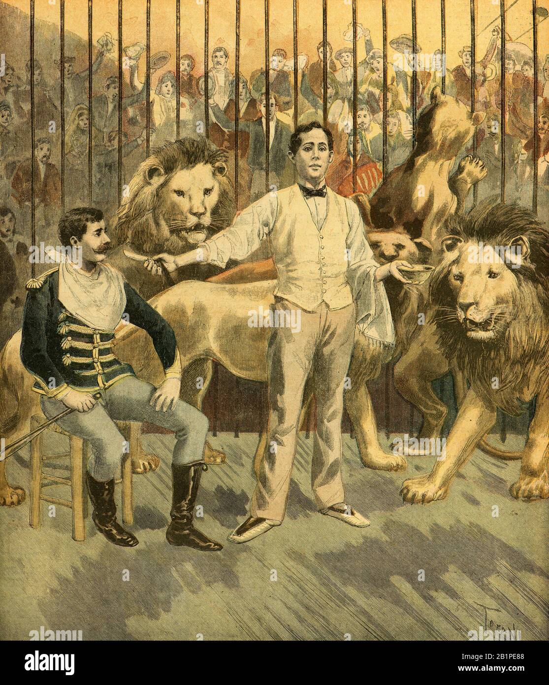 Historical lion tamer hi-res stock photography and images - Alamy