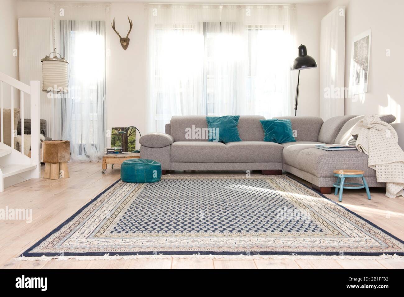 INTERIOR, MODERN, STYLED, LOFT, OPEN SPACE Stock Photo - Alamy