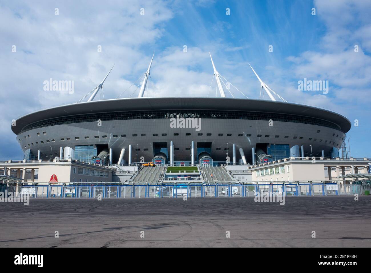 April 29, 2018, St. Petersburg, Russia. Krestovsky Stadium, known as ...