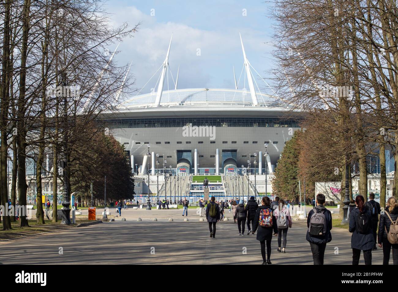 April 29, 2018, St. Petersburg, Russia. Krestovsky Stadium, known as ...