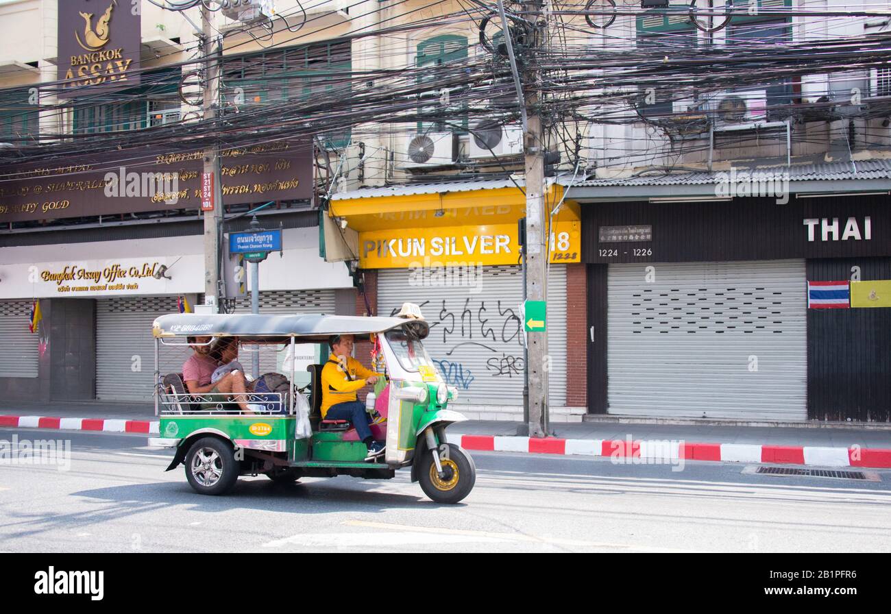 Asia, Thailand, Bangkok, rickshaw Stock Photo - Alamy