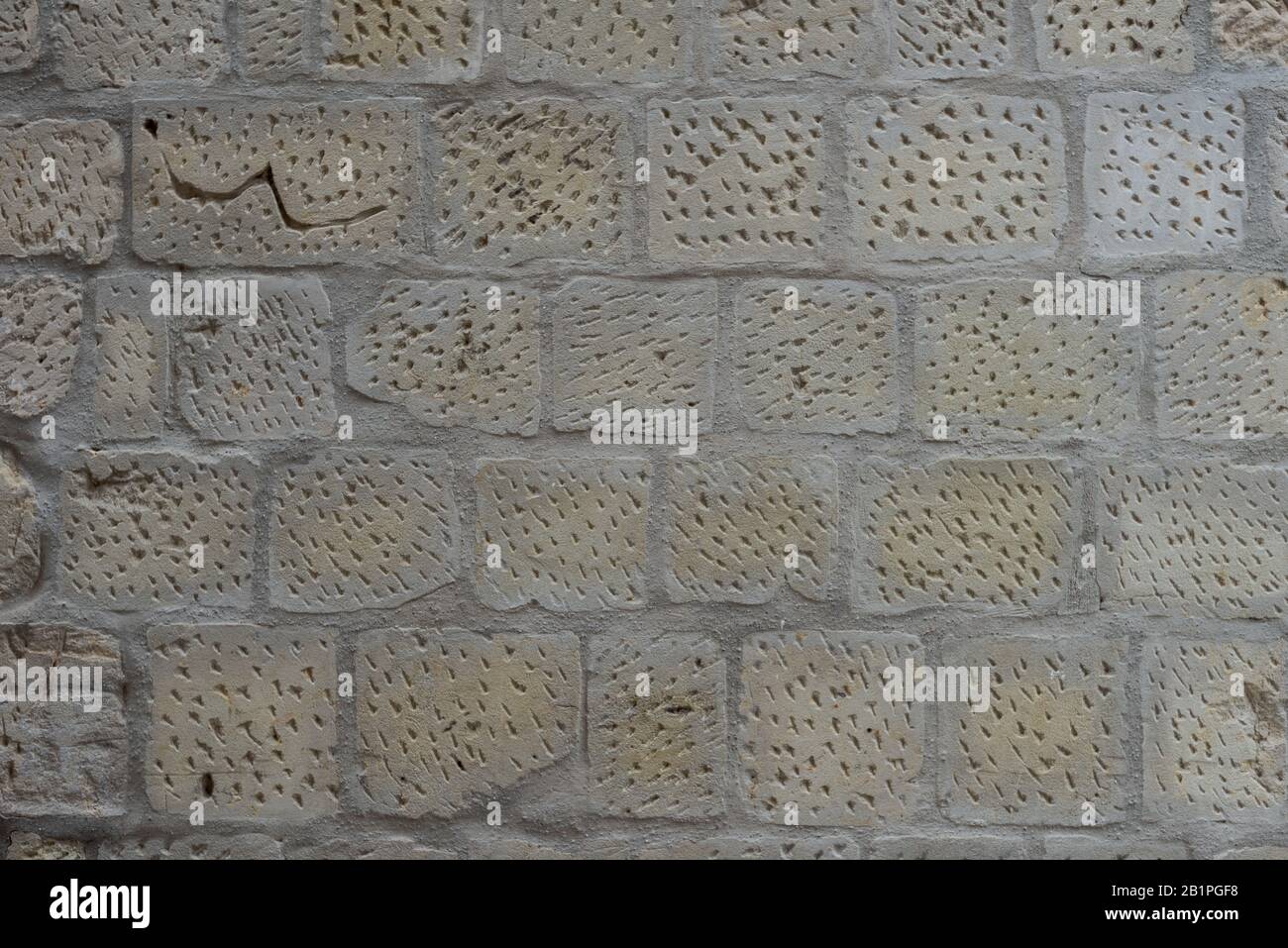 Detail of withered grey brick wall Stock Photo - Alamy