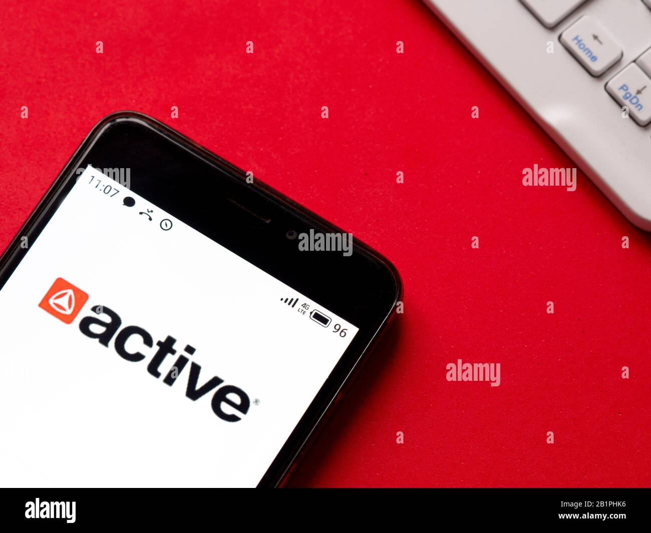 In this photo illustration the Active Ride Shop logo is seen displayed ...