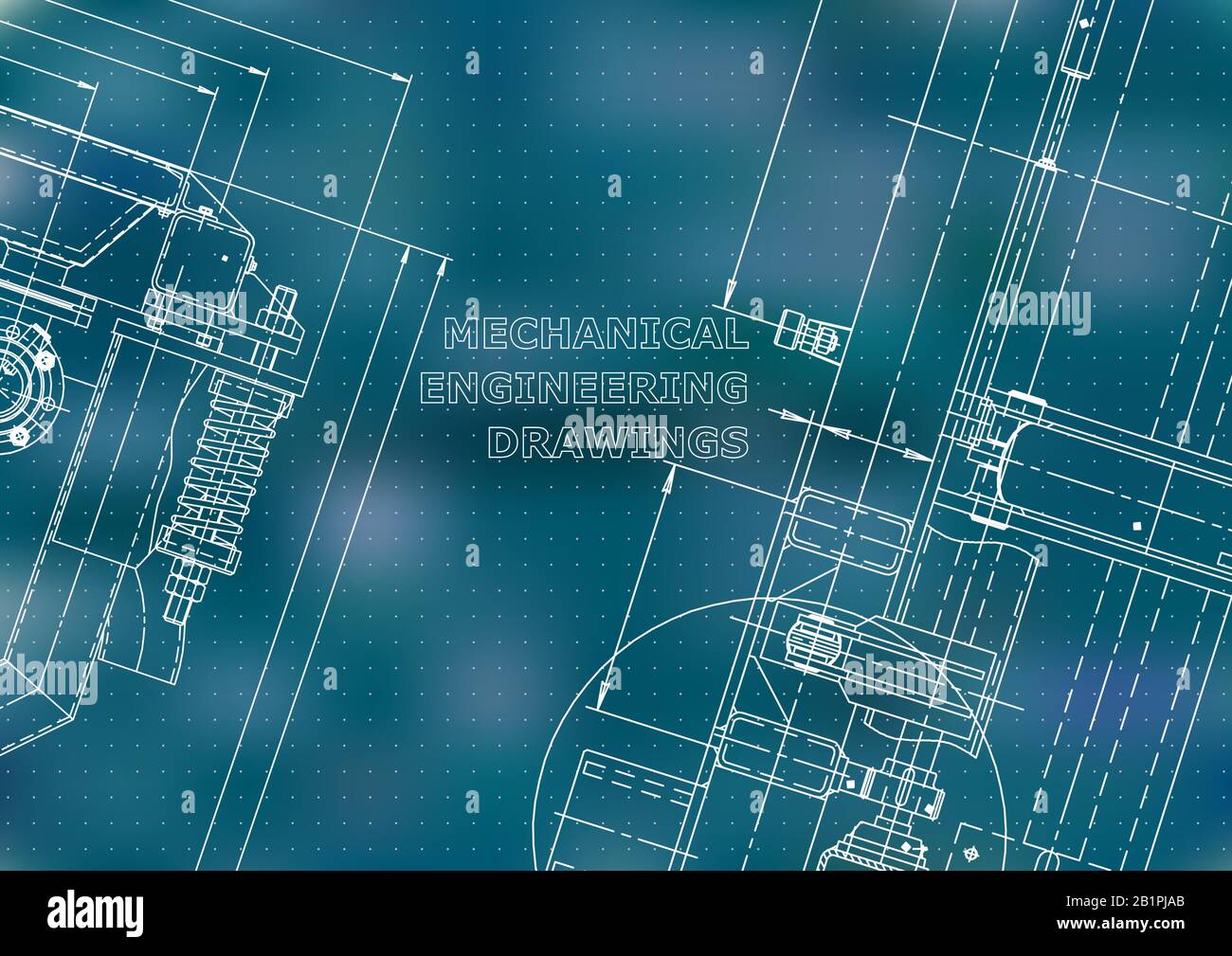 Blueprint, Sketch. Vector engineering illustration. Cover, flyer ...