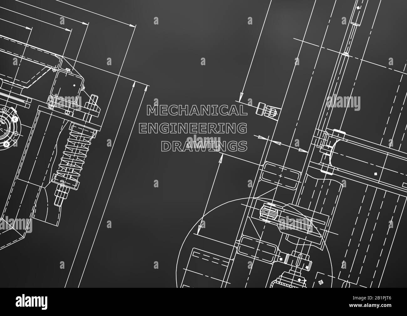 Blueprint, Sketch. Vector engineering illustration. Cover, flyer ...