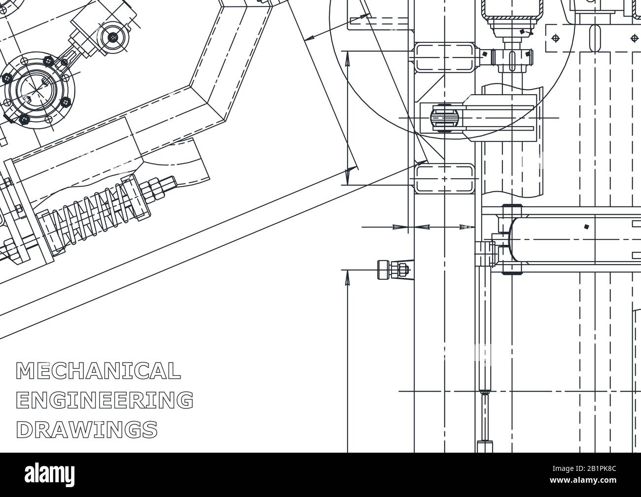 Machine-building industry. Mechanical engineering drawing. Instrument ...