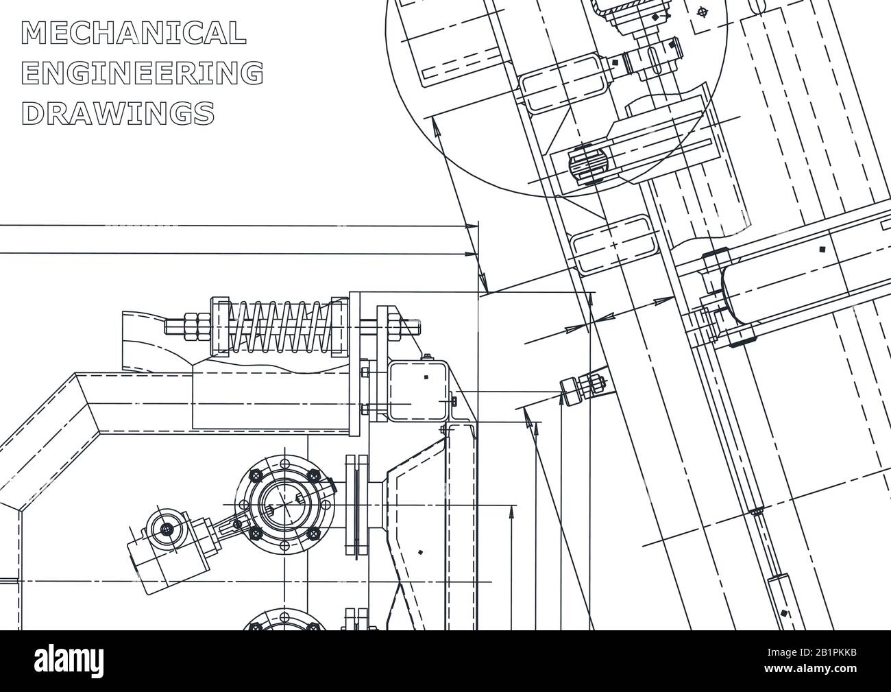Sketch. Vector engineering illustration. Cover, flyer, banner ... Sketch. Vector engineering illustration. Cover, flyer, banner ...
