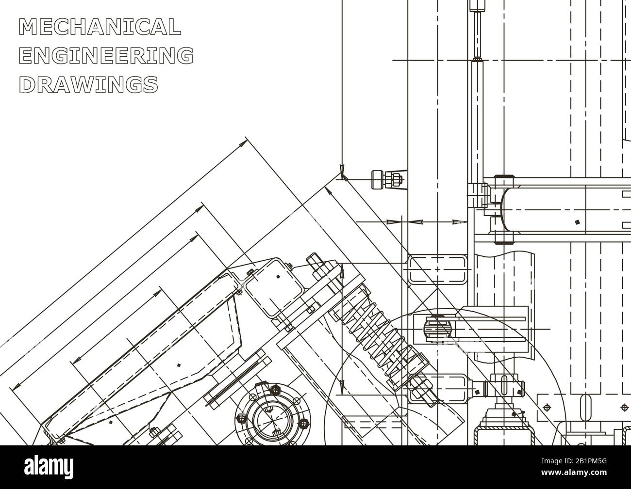 Machine-building industry. Mechanical engineering drawing. Instrument ...