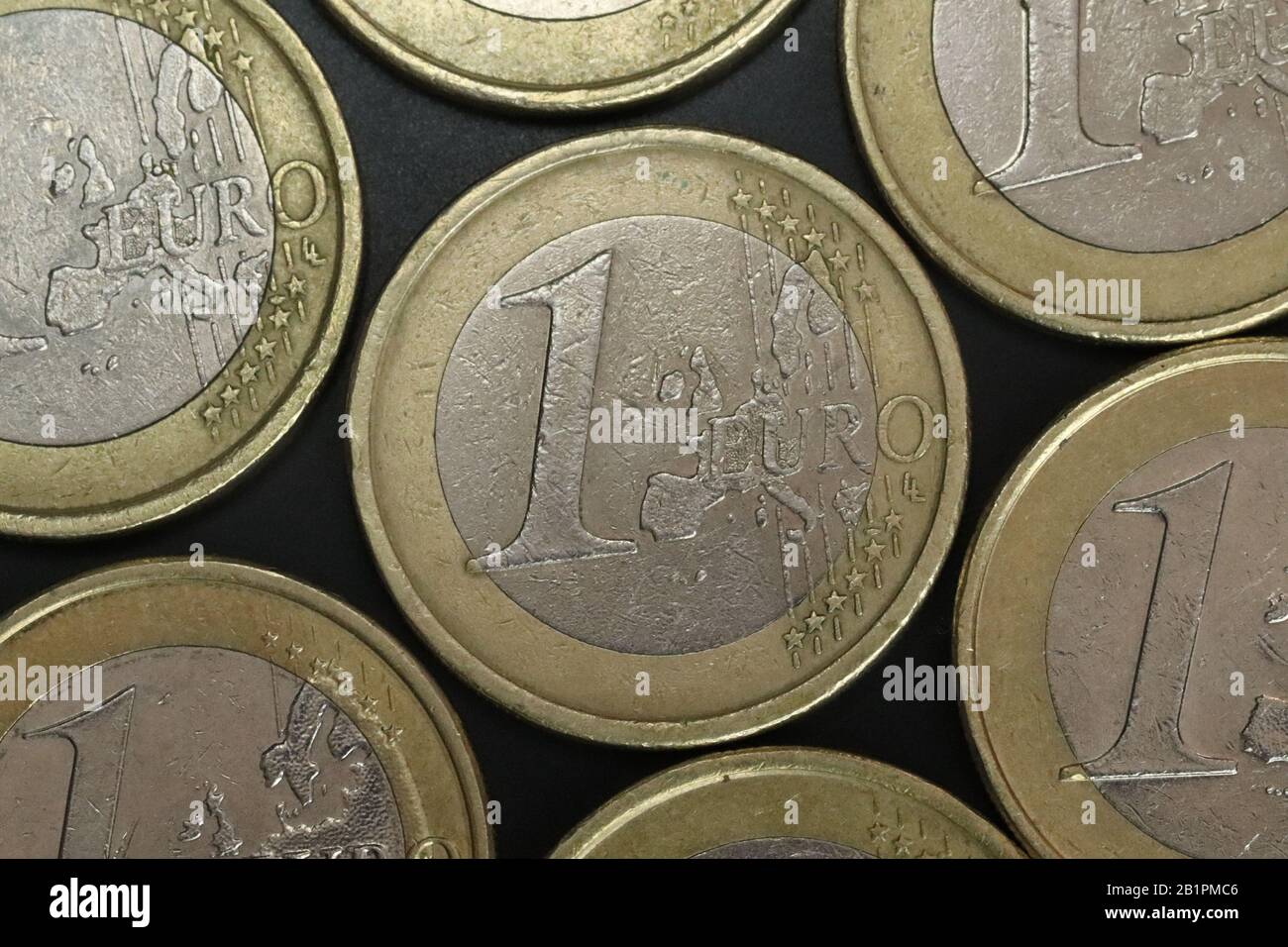 Euro coin tails hi-res stock photography and images - Alamy
