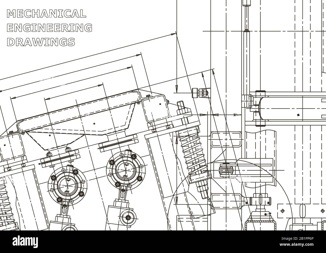 Machine-building industry. Mechanical engineering drawing. Instrument ...
