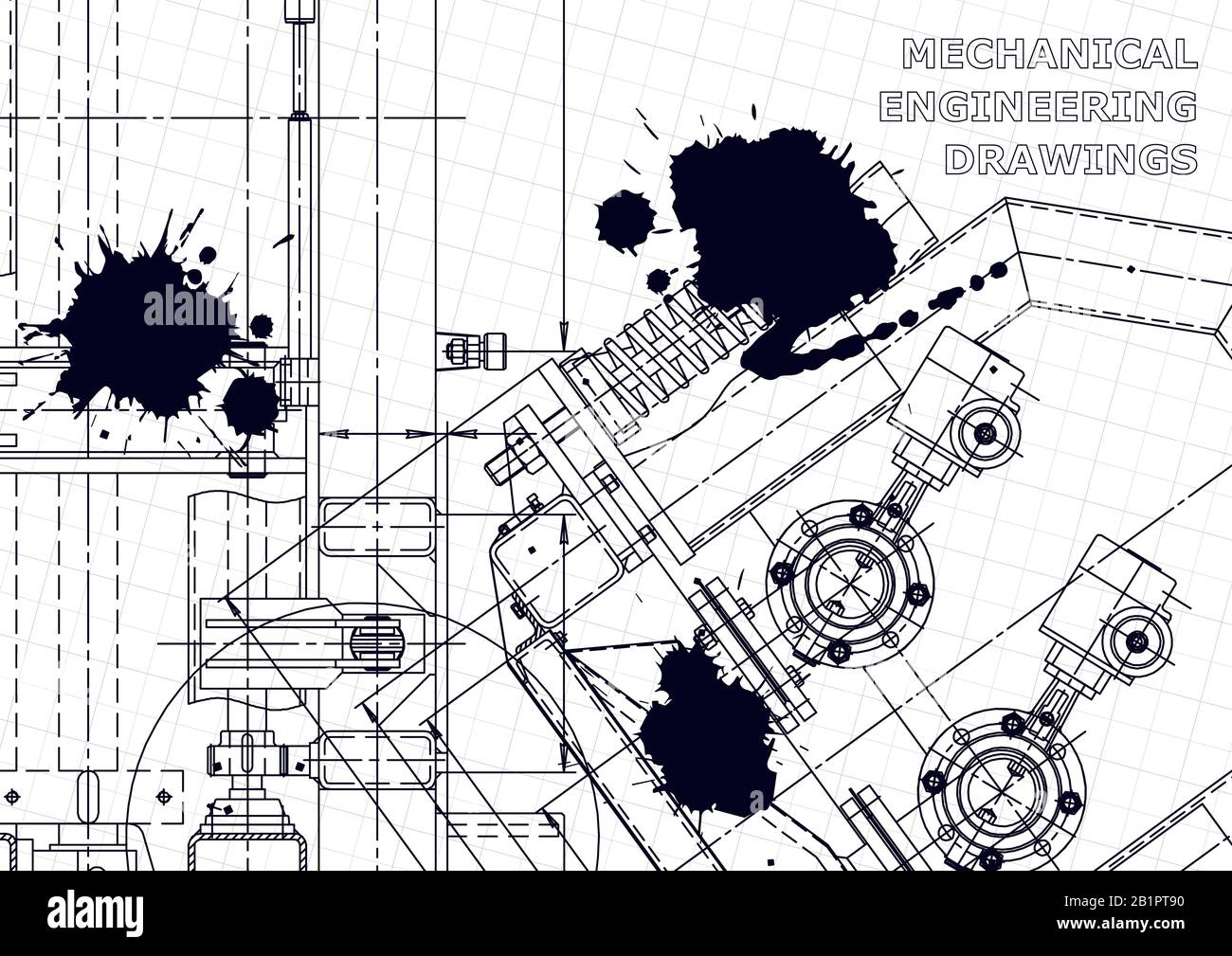 Mechanical instrument making. Technical abstract backgrounds. Technical ...