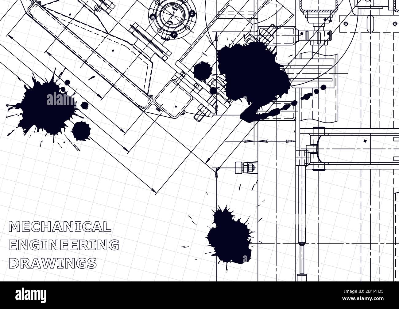 Machine-building industry. Mechanical engineering drawing. Instrument ...