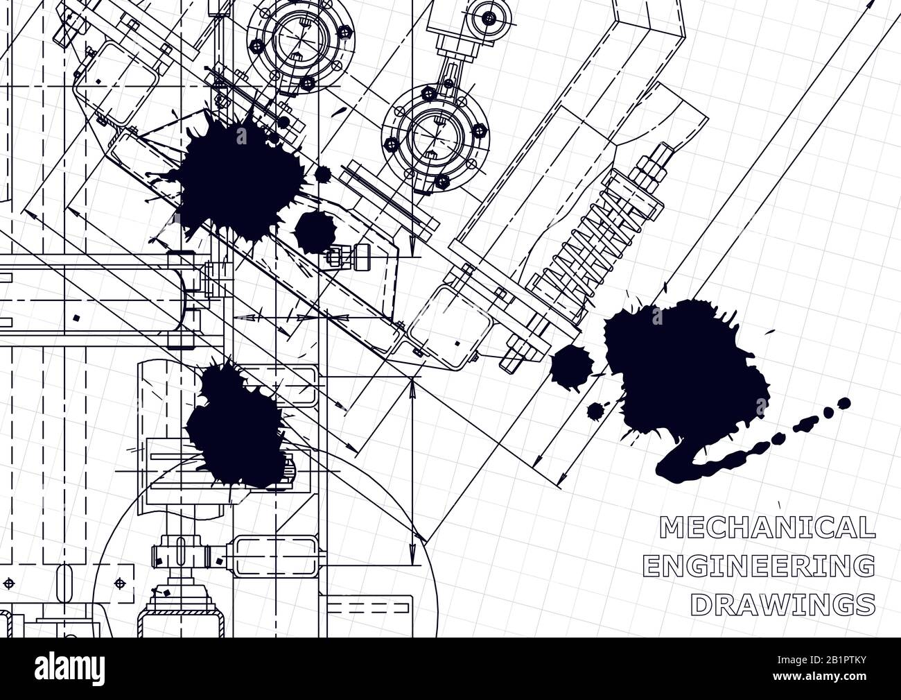Technical abstract backgrounds. Mechanical instrument making. Technical ...