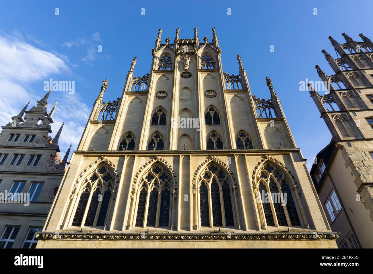 Historical town hall muenster germany hi-res stock photography and ...