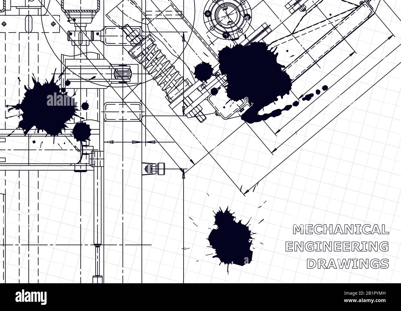 Machine-building industry. Mechanical engineering drawing. Instrument ...
