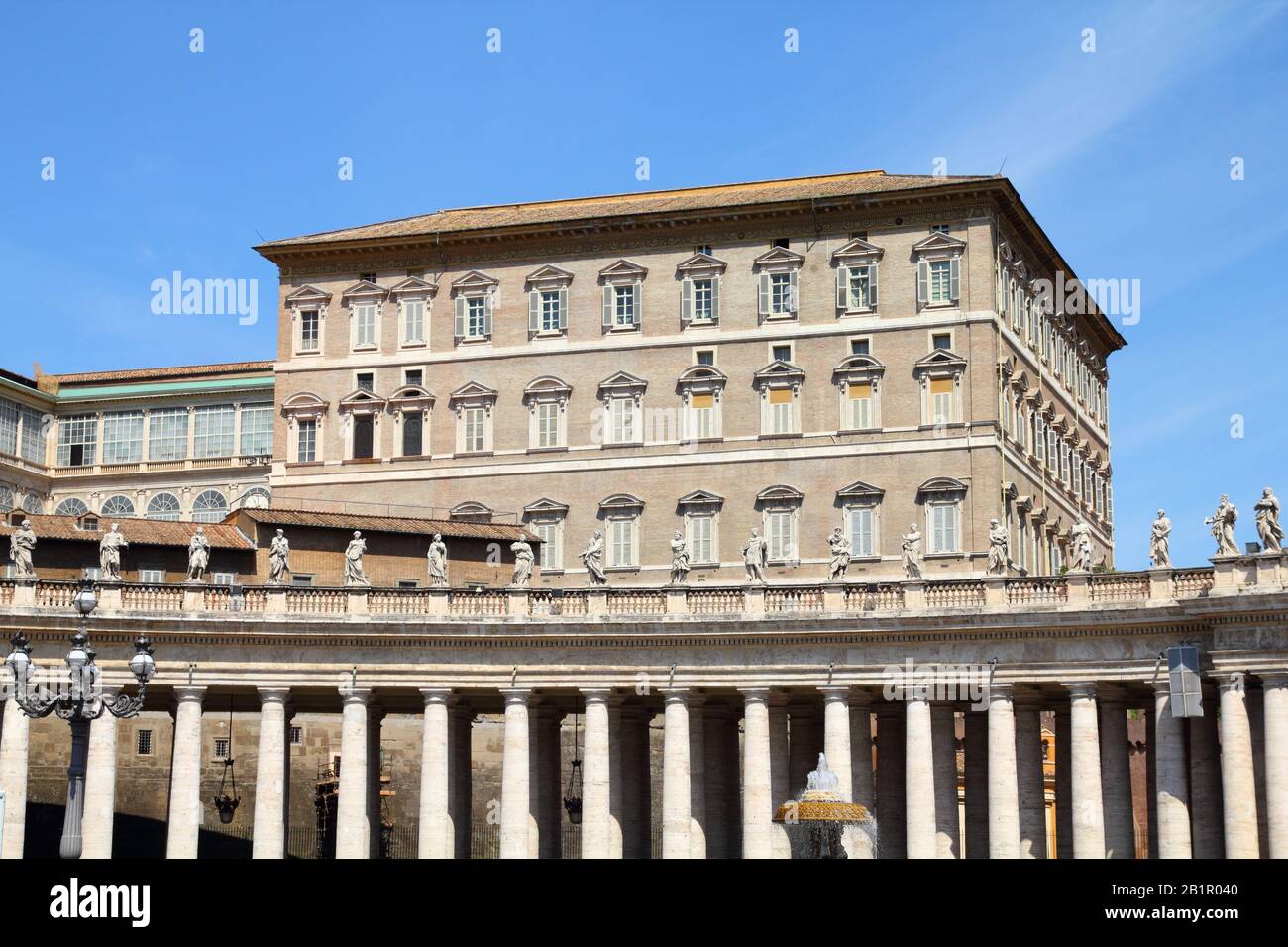 Buildings in Vatican, the Holy See within Rome, Italy. Part of Saint ...