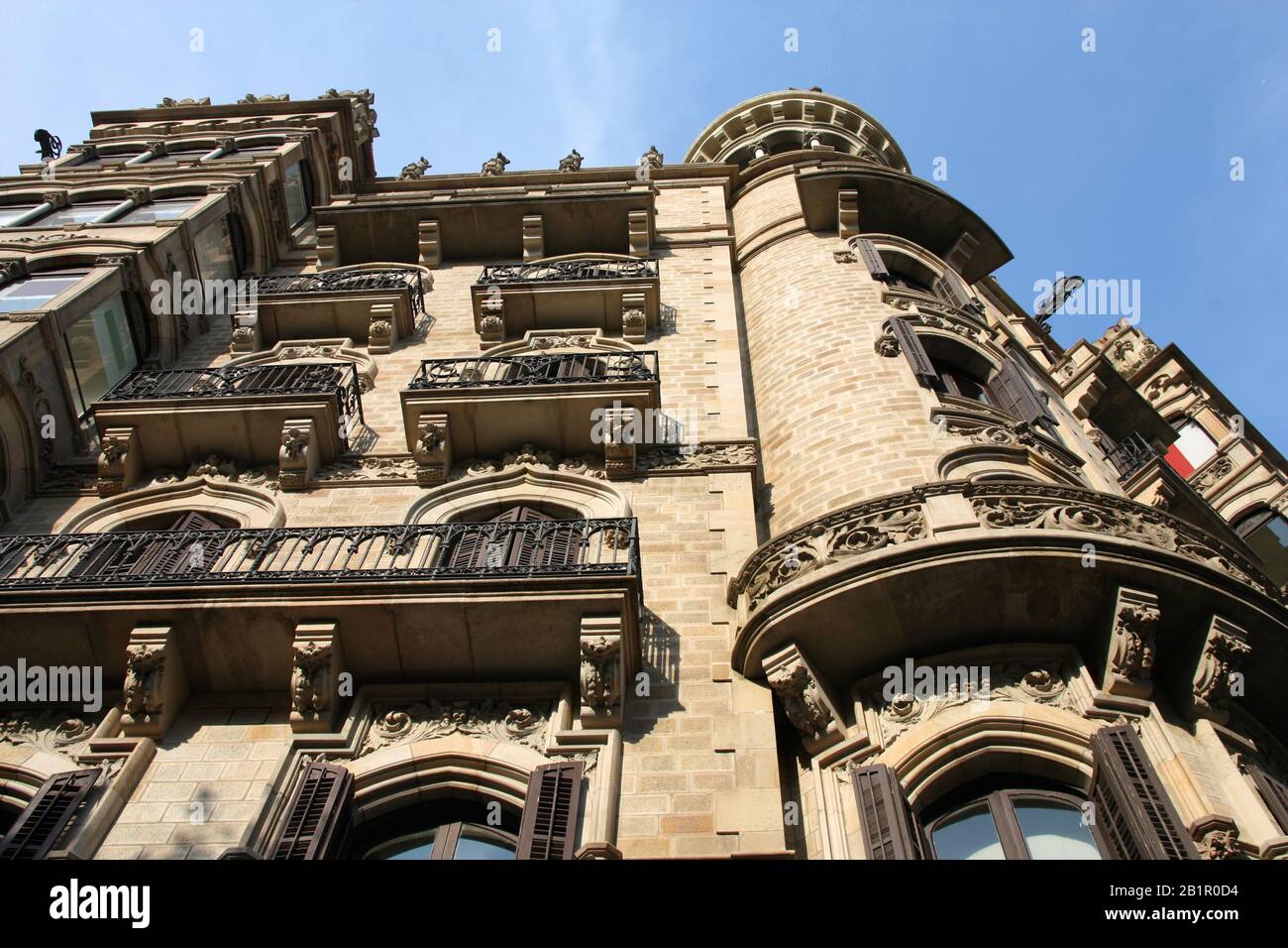 Barcelona, Spain. Famous Casa Rocamora in Passeig de Gracia (Eixample ...