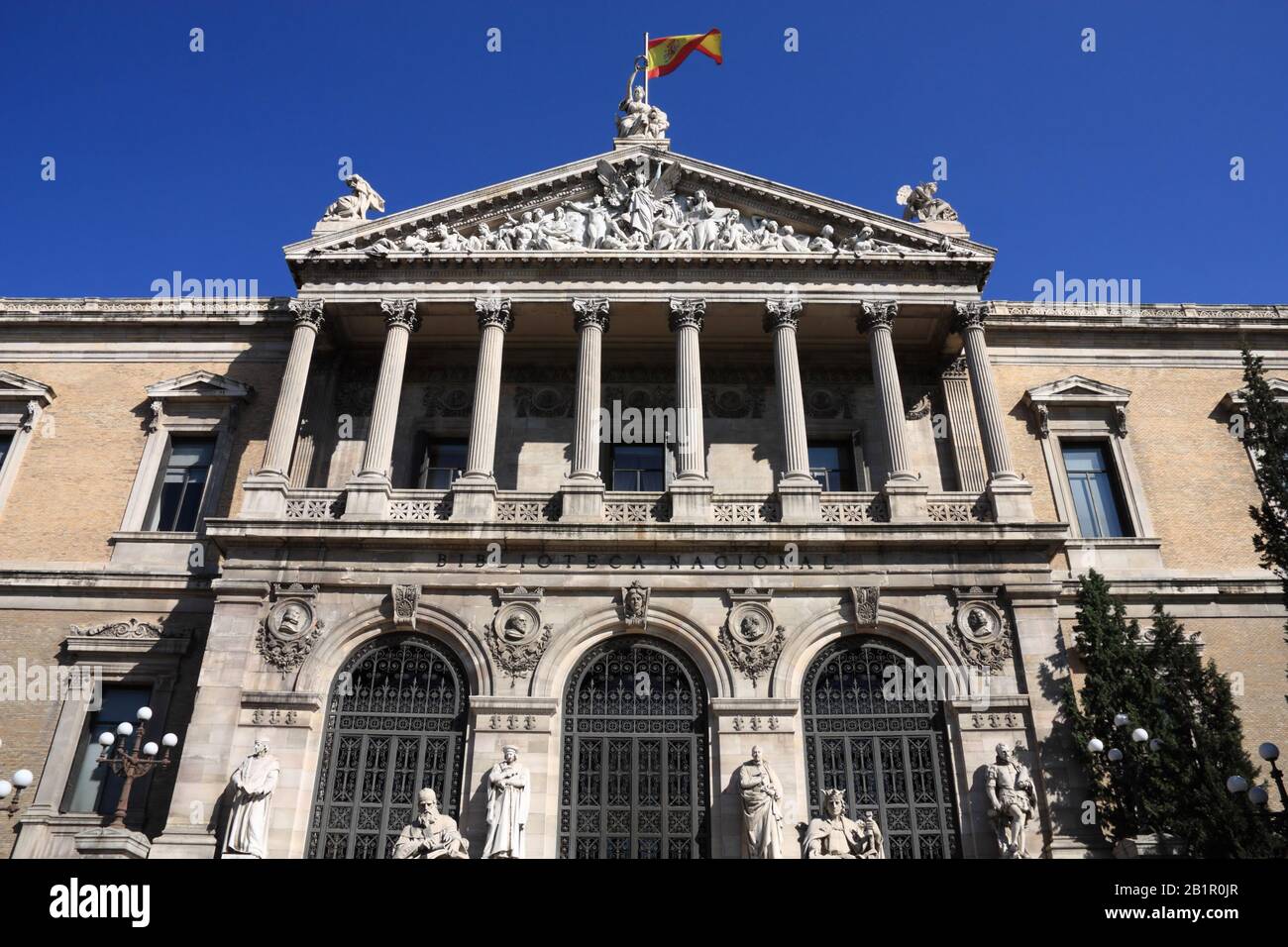 National library madrid spain architecture hi-res stock photography and ...
