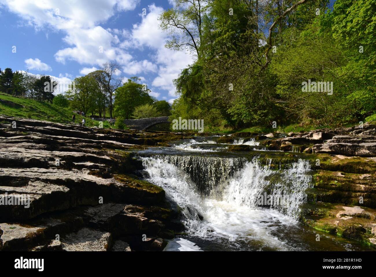 Stainforth force on the River Ribble near Settle Yorkshire, England ...