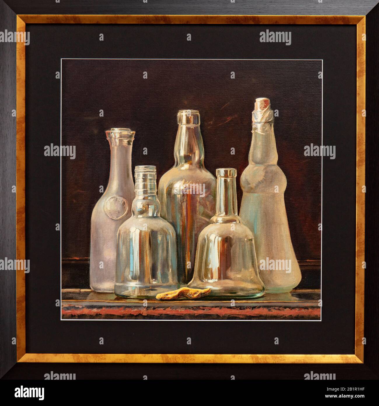 composition of several objects, oil painting, handmade Stock Photo - Alamy