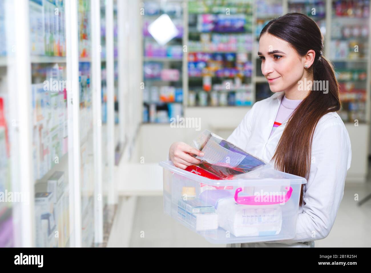 sale of drugs in a pharmacy retail network Stock Photo - Alamy