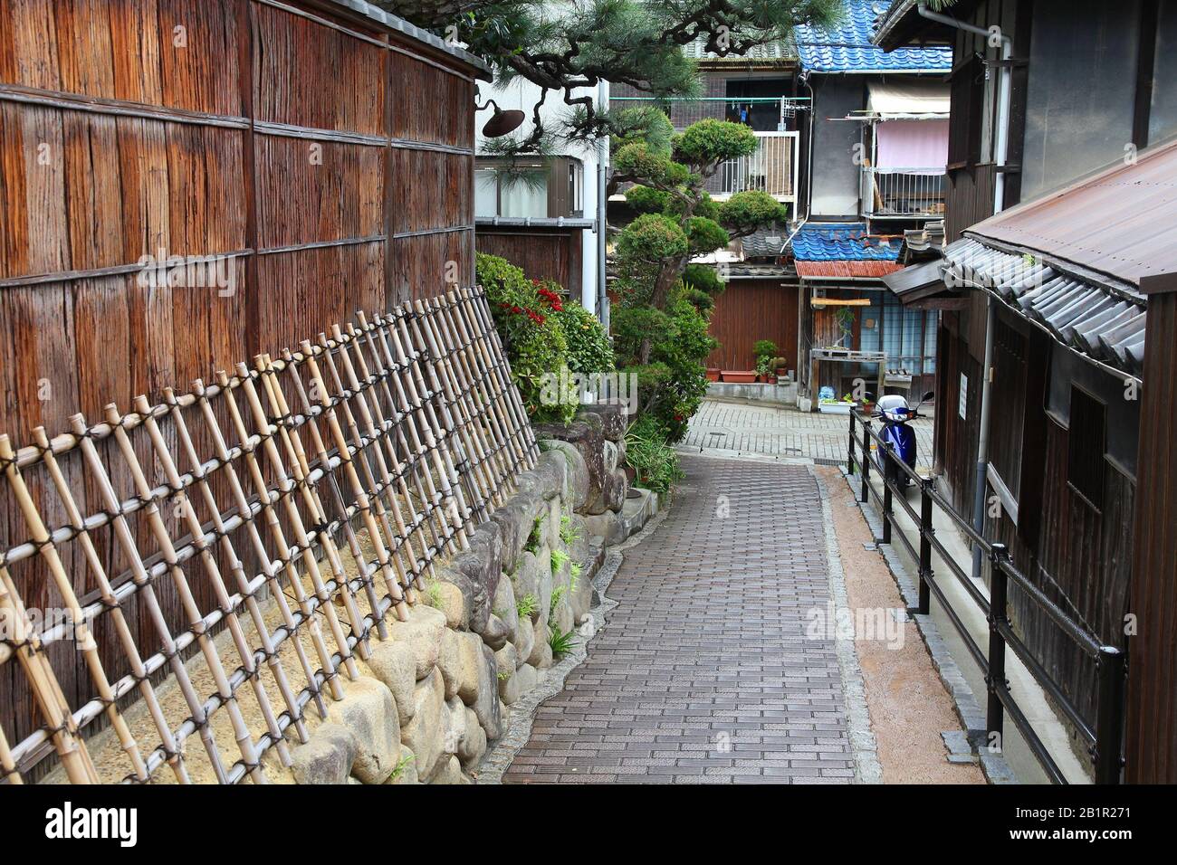 Onomichi, Japan. Old Town street. Travel destination in Chugoku region ...