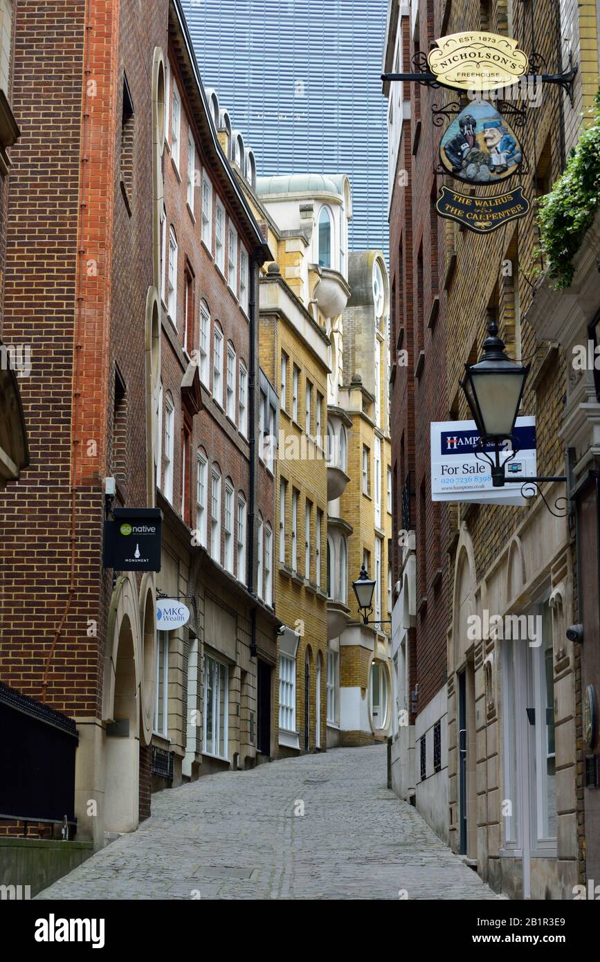Alley way london hi-res stock photography and images - Alamy