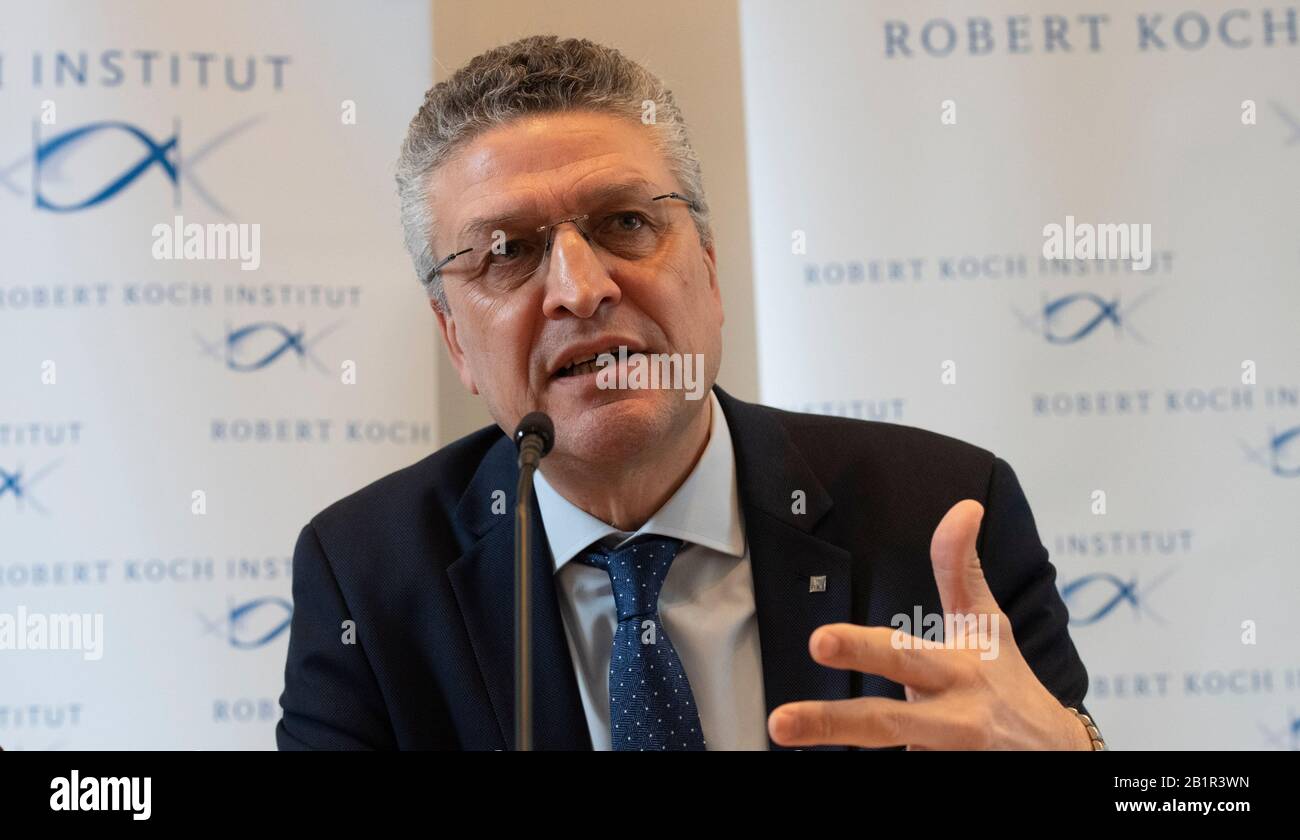 Berlin, Germany. 27th Feb, 2020. Lothar H. Wieler, President of the ...