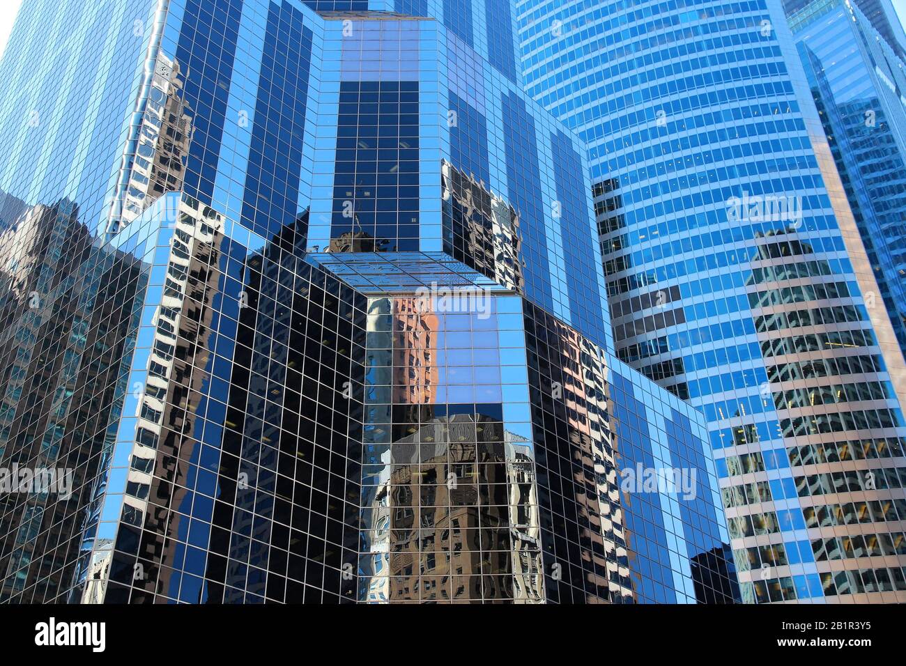 Abstract skyscraper windows background. Modern architecture pattern ...