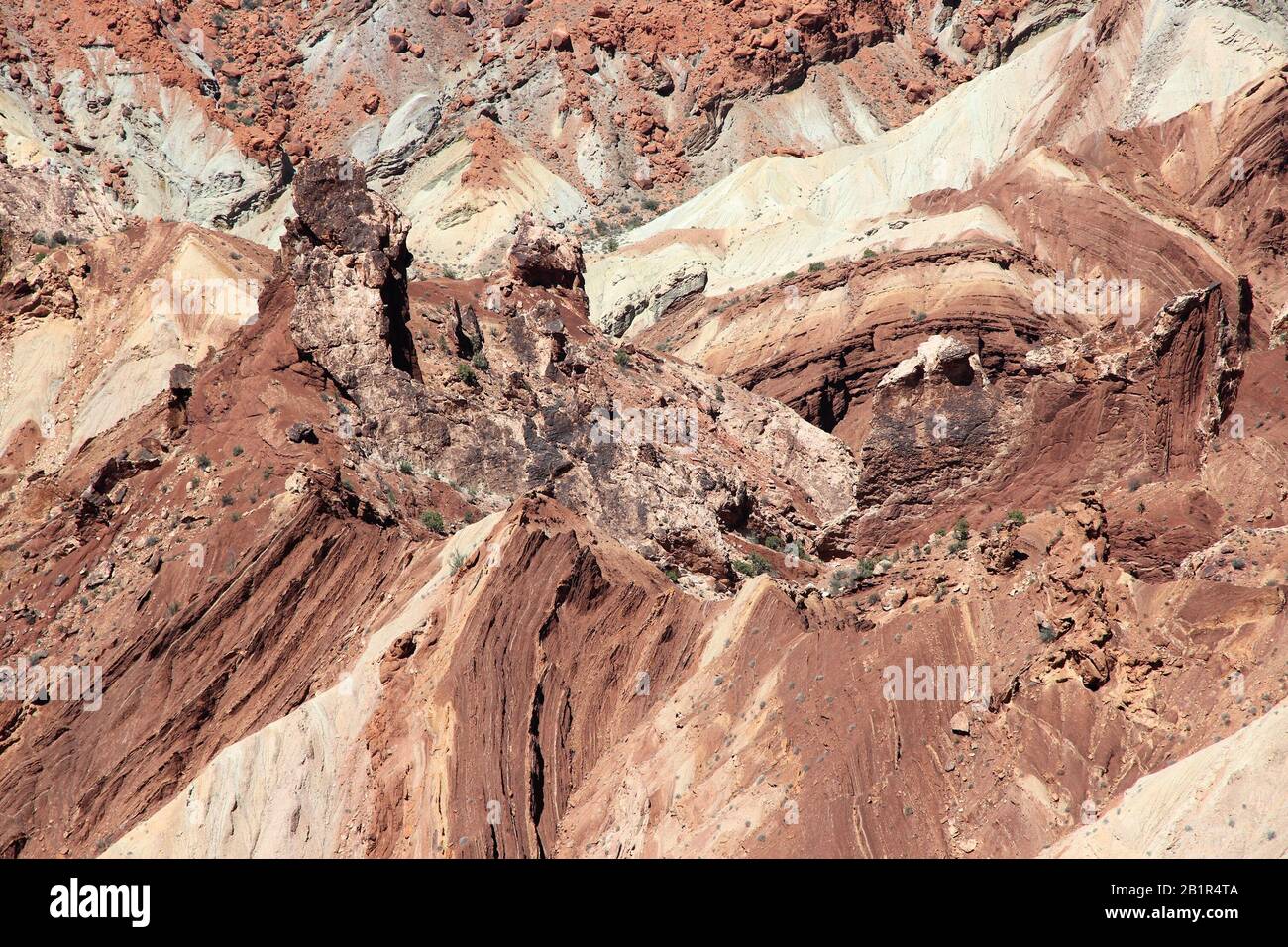 Upheaval Dome crater in Canyonlands National Park, Utah, USA Stock ...