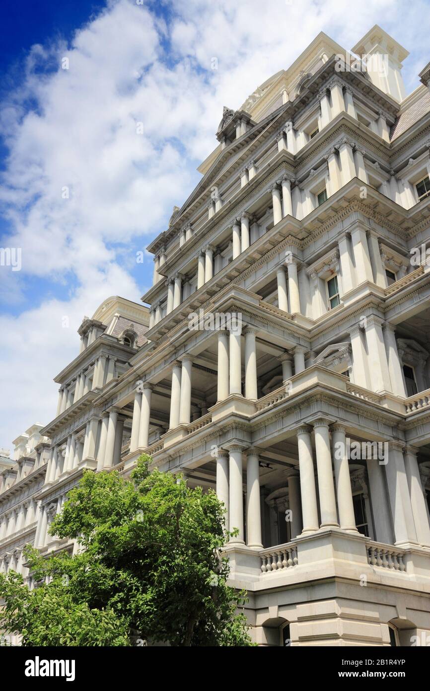 Washington DC, USA. Eisenhower Executive Office Building Stock Photo ...