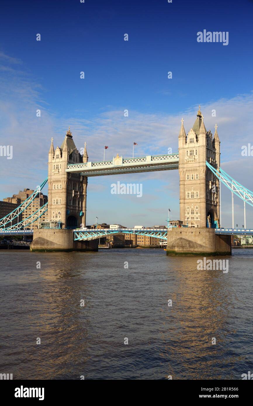 Tower Bridge - landmark in London, United Kingdom Stock Photo - Alamy