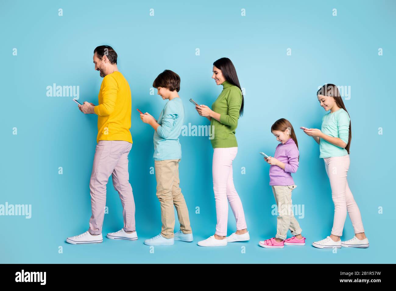 Kids Walking Side View