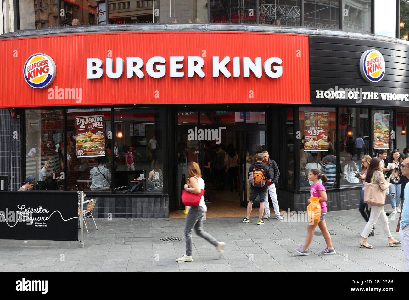 Burger king in london hi-res stock photography and images - Alamy