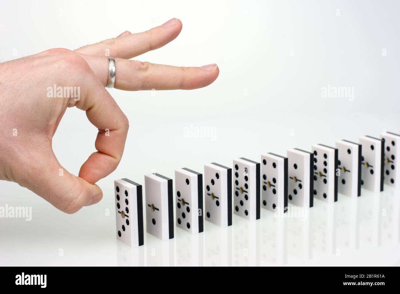Domino Chain Reaction