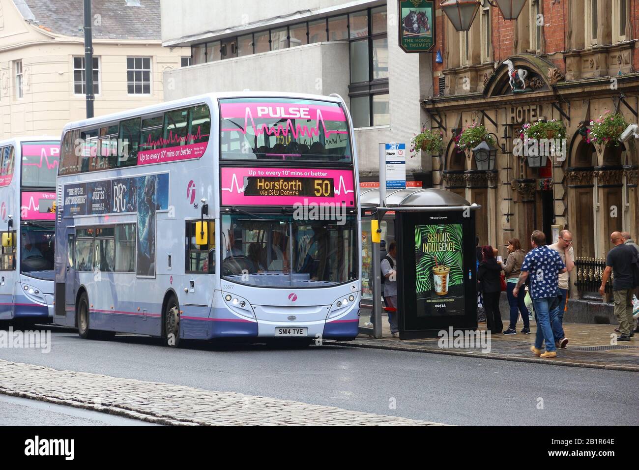 First leeds bus double decker hi-res stock photography and images - Alamy