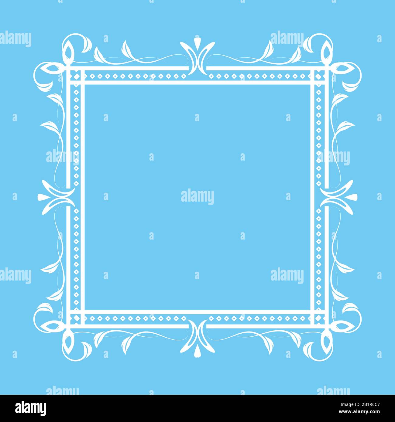 Frame illustration ornamental background Stock Vector Images - Alamy