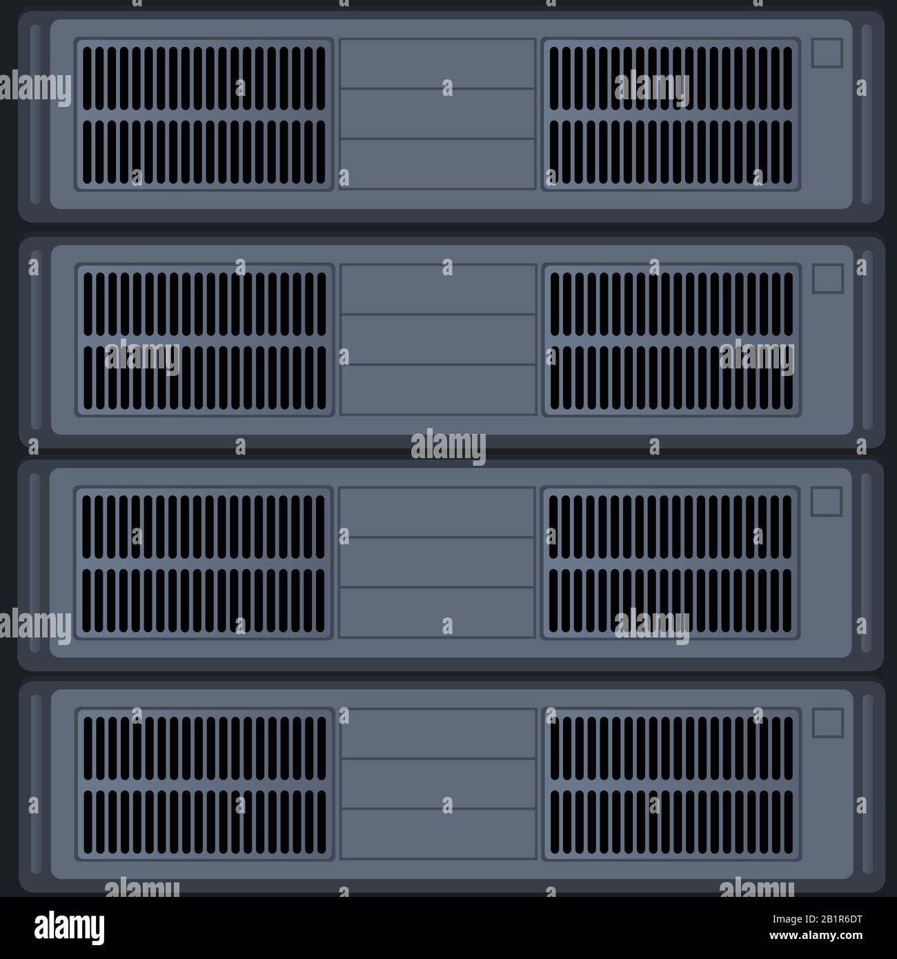 Data center server rack. Cloud computing infrastructure Stock Vector ...