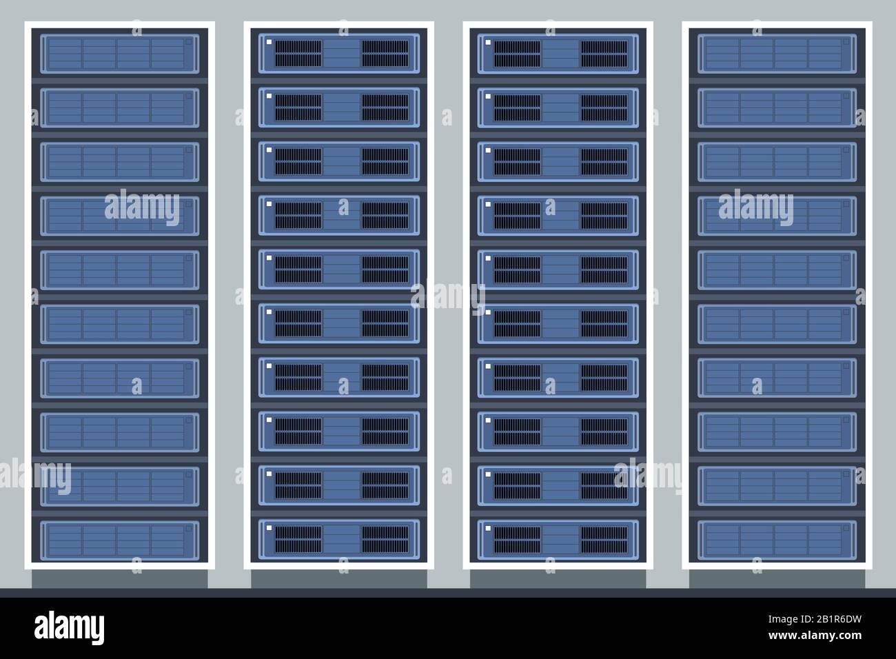 Network cabinets Stock Vector Images - Alamy