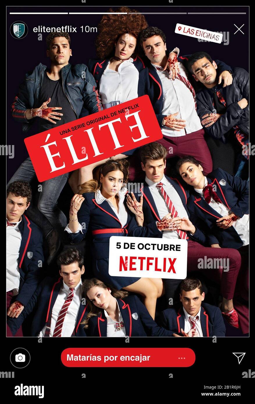 ELITE (2018), directed by DARIO MADRONA and CARLOS MONTERO. Credit ...