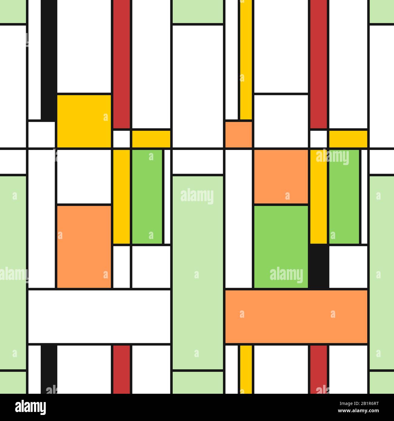 Simple modern pattern - seamless texture in Mondrian style. Design for ...
