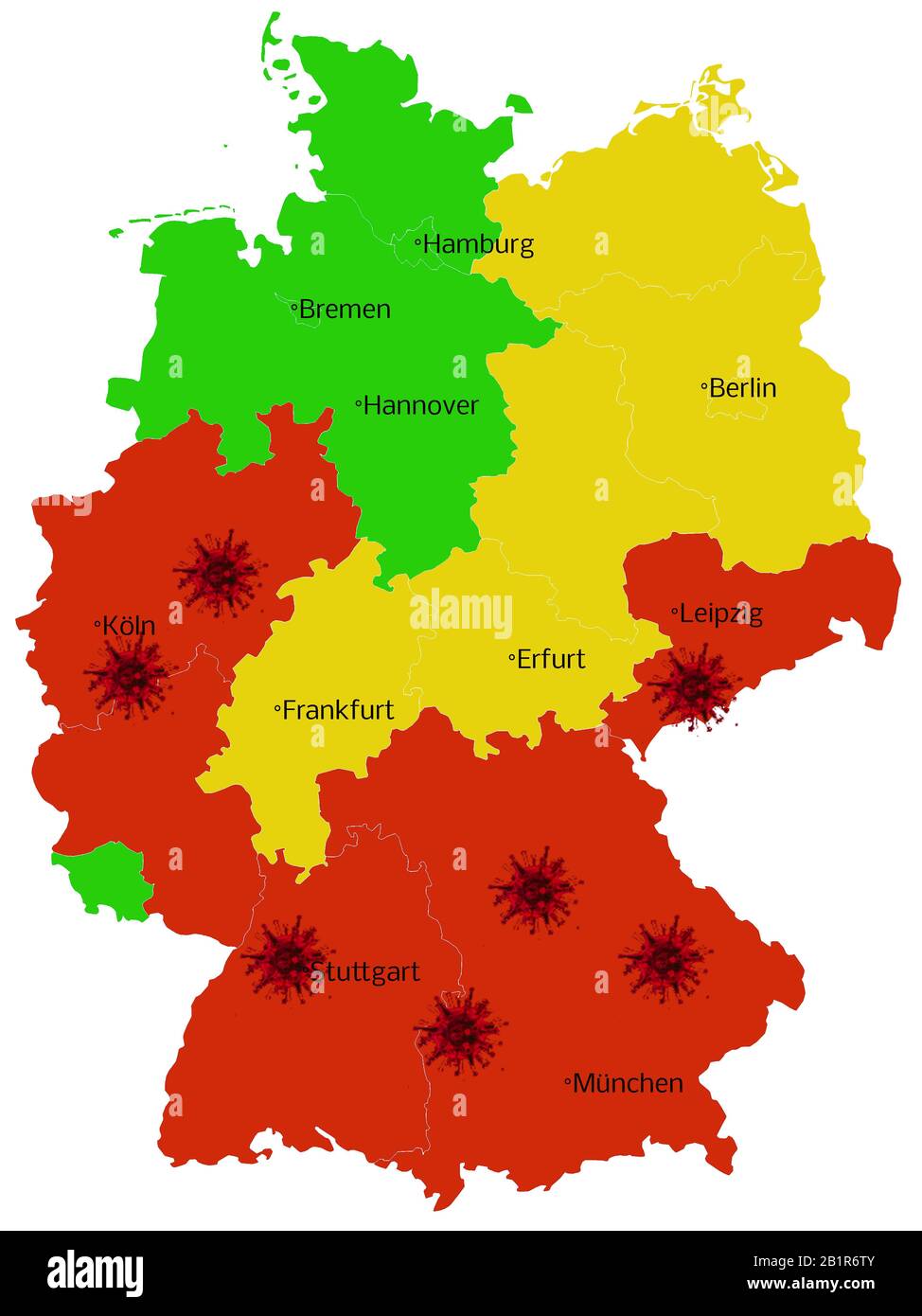 Virus spreading map hi-res stock photography and images - Alamy