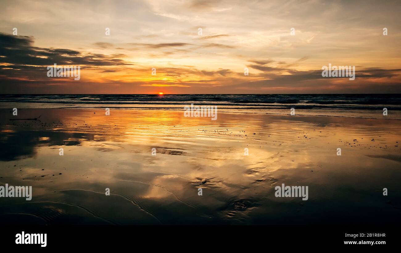 sunset at Broome coast, Australia Stock Photo - Alamy