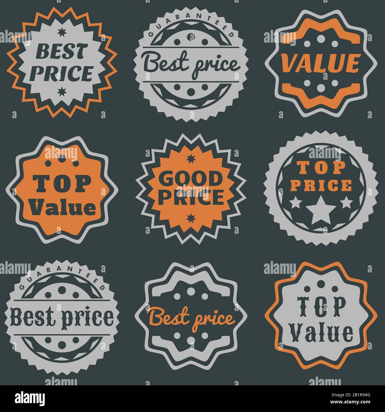 Best price guarantee stamps - value certificate marks. Deal stamp for ...